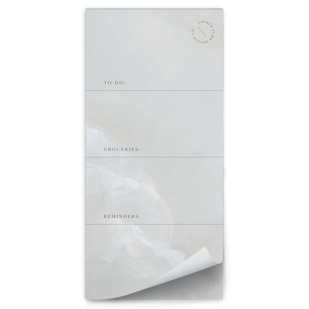 Clouds To-Do List Magnetic Notepad – Lauren Fuhr Design Co.