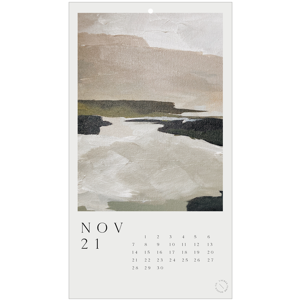 Abstract Calendar – Lauren Fuhr Design Co.
