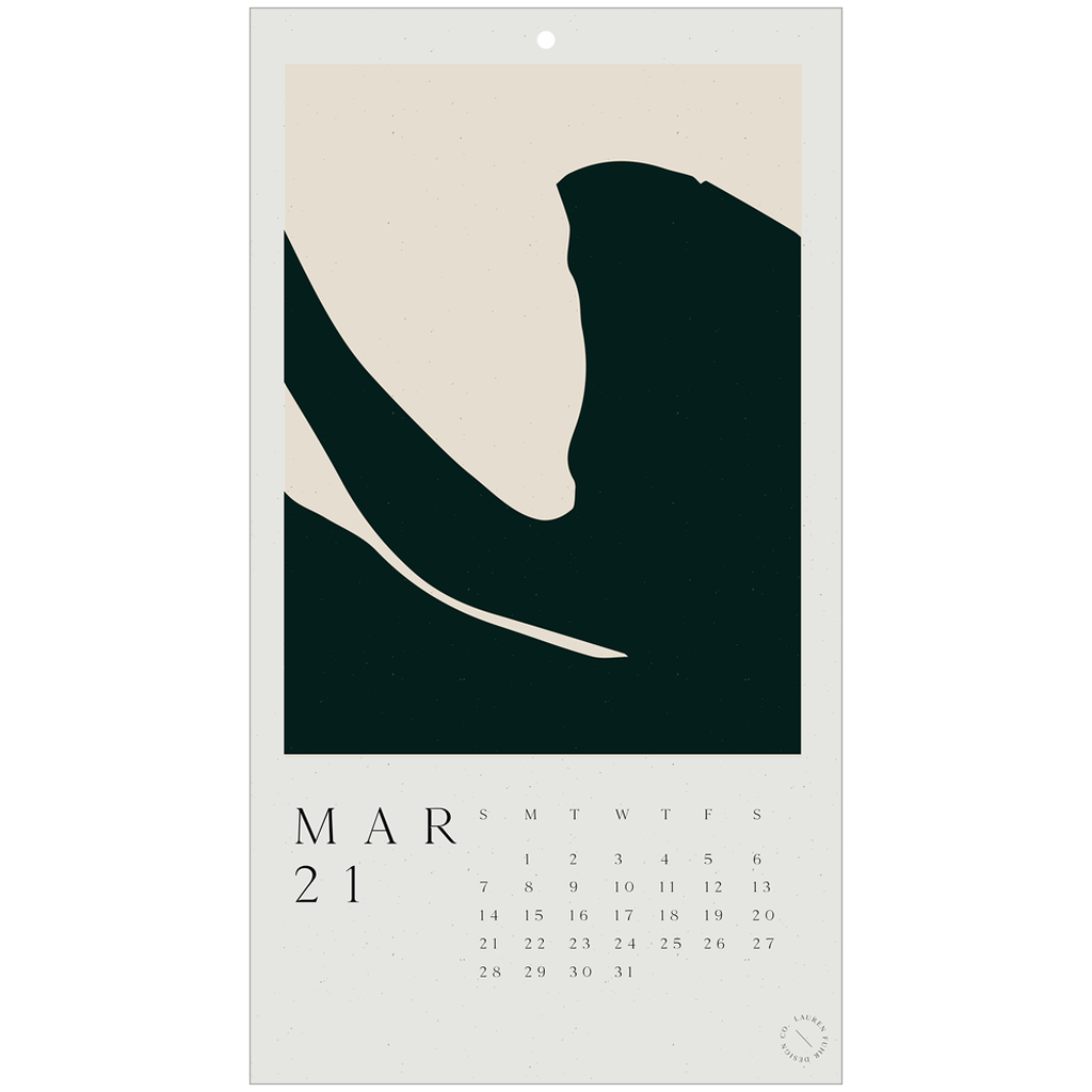 Emerson Wall Calendar – Lauren Fuhr Design Co.