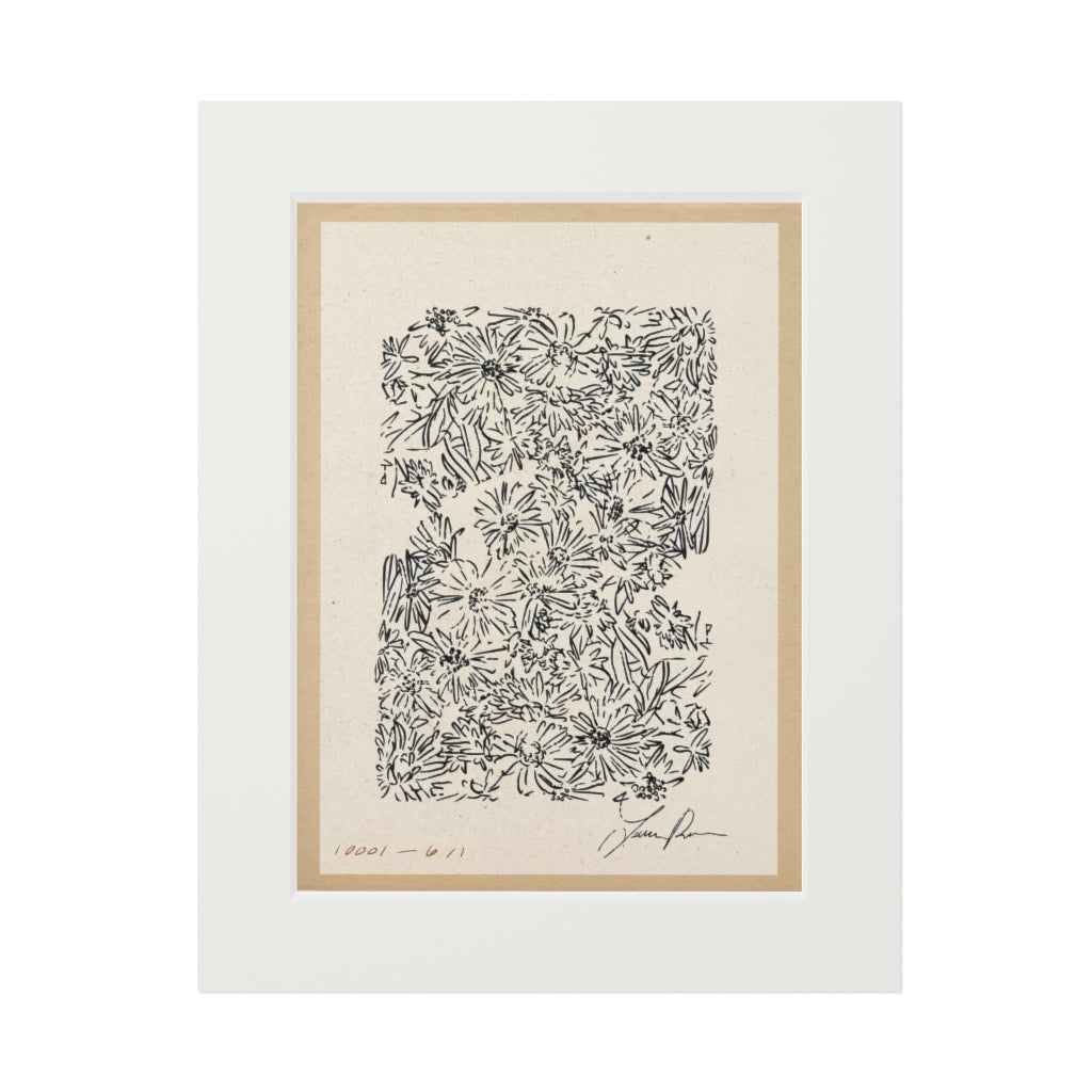 Floral Matted Fine Art Print – Lauren Fuhr Design Co.